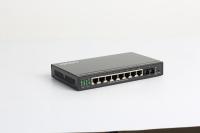 China Heat Dissipating IEEE802.3af 15.4W 2 Fiber Ports POE Switch for sale