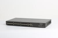 China Black Simple Structure CCC Certification Multimode Fiber Switch 28 Ports for sale