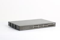 China 128G Backplane 16K MAC Learning POE Switch , 28 Port Managed Switch for sale