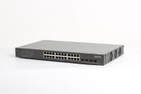 China 24 PoE Port 4 10G SFP Port POE Switch , Power Over Ethernet Switch for sale