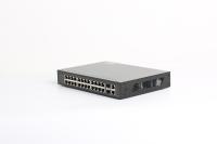 China 8K MAC 24 100M Tp 2 1000M Combo 26 Port Gigabit Switch 11W AC100V for sale