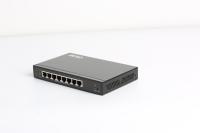 China WEB Management 8 10/100M Rj45 Ports Fiber Optic Switch DC12V for sale