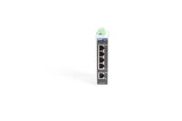 China 4 Rj45 Ports 1 Fiber Port Gigabit Din Mount Ethernet Switch , Din Rail Managed Switch for sale