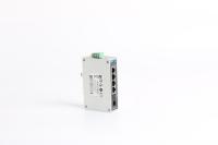 China 5 Rj45 Ports 1 1000M Fx Port Din Rail Ethernet Switch , Din Mount Poe Switch for sale