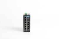 China 2 Combo Ports POE Switch Din Rail Mount for sale