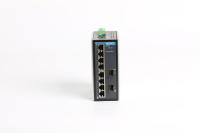 China CCC Certified IP40 Metal Shell DC12V Din Rail Ethernet Switch 10 Port for sale