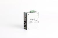 China 4 Rj45 Ports 2 1000M SFP Ports Gigabit Din Rail Ethernet Switch , Din Rail Managed Switch for sale