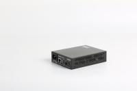 China Grey  Single Mode DC48V Fiber Media Converter With CCC Certification for sale