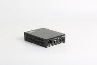 China Grey  Single Mode DC48V Fiber Media Converter With CCC Certification for sale