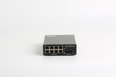 China 8 Rj45 Ports Fiber Media Converter for sale