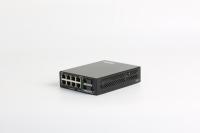 China HiOSO 10/100/1000Mbps  1310nm Fiber Optic To Ethernet Converter 8 Ports for sale