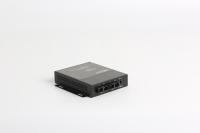 China HiOSO DC12V RJ45 Connector Single Fibre Media Converter Black for sale