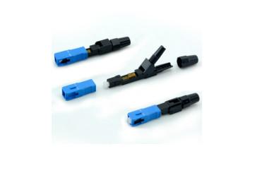China High Return Loss 0μm Apex Offset SC Fast Connector , Fiber Optic Quick Connectors for sale