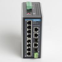 China 2 1000M Combo 8 10/100M RJ45 Din Rail Ethernet Switch 10 Ports for sale
