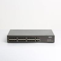 China HiOSO Gigabit WEB Management 1U Rack 24 Port Fiber Optic Switch for sale