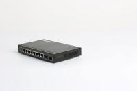 China 8 1000M PoE 2 1000M SFP 8 Port Fiber Optic Switch Easy Management for sale