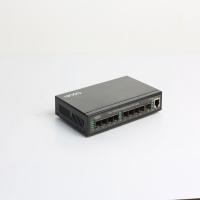 China Black 8 100M SFP Fiber Ports 1550nm Fiber Optic Switch AC220V for sale