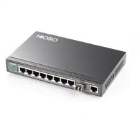 China Poe Ethernet Switch Network 8 Ports with 1 Gigabit Combo Port DC48V for sale