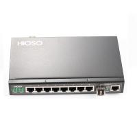 China Poe Ethernet Switch Network 8 Ports with 1 Gigabit Combo Port DC48V for sale