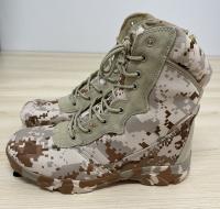 China Desert Camouflage Military Combat Boots With Zipper 38-45 Desert Military Boots for sale