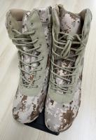 China Desert Camouflage Military Combat Boots With Zipper 38-45 Desert Military Boots for sale