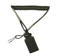 China Multi-Function Tactical Spring Gun Sling , Outdoor Training Safety Rope , Keychain Anti-Lost Cord For Military Enthusiasts for sale