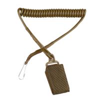 China Multi-Function Tactical Spring Gun Sling , Outdoor Training Safety Rope , Keychain Anti-Lost Cord For Military Enthusiasts for sale