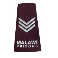 China Burgundy Embossed Composite Epaulets Uniform Accessories for sale