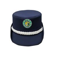 China Women's Police Hat Rolled Turned Brim Embroidered Formal Hat Wholesale Manufacturer for sale