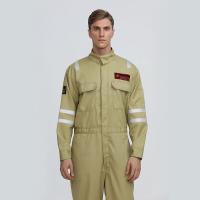 China Aramid Flame-Resistant Coveralls Customized For Petroleum Refining And Chemical Industries Protective Workwear for sale