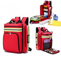 China Outdoor First Aid Backpack Emergency Rescue Kit Anti-earthquake Flood Emergency Bag Large Capacity for sale