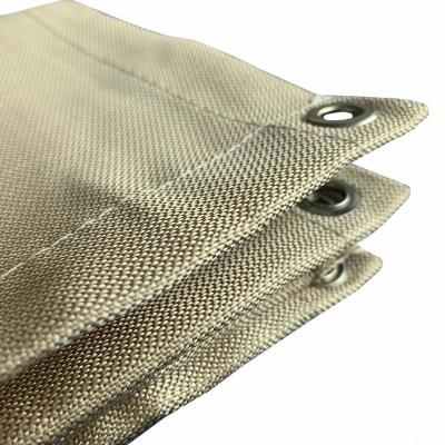 China Fireproof Heat Insulation Pad Outdoor BBQ Mat Flame Retardant Fabric Stove Floor Mat Fire Extinguishing Blanket for sale