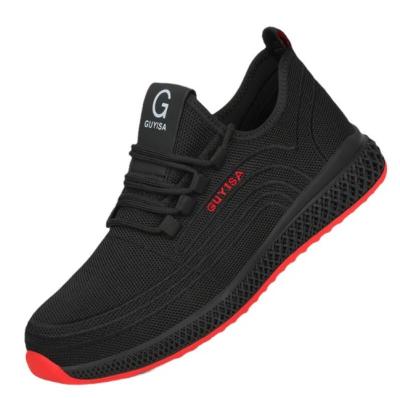 China Unisex Steel Toe Safety Shoes Anti-Smash & Anti-Puncture Breathable Work Sneakers Lightweight Industrial Footwear for Summer for sale