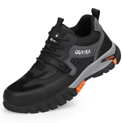 China Men's Summer Breathable Insulated Work Shoes 10KV Steel Toe Safety Shoes Puncture & Impact Resistant Soft Sole Electrician Shoes for sale