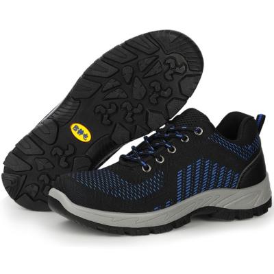 China Breathable Anti-Static Safety Work Shoes Steel Toe Puncture-Resistant Flyknit Upper Wear-Resistant for Cleanroom for sale