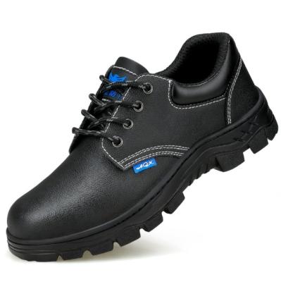 China Steel Toe and Steel Midsole Safety Shoes  Anti-Smash Puncture-Resistant Durable Cowhide Leather Heat-Resistant Soft Slip-Resistant Comfortable Work Shoes for sale