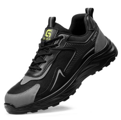 China New Anti-Static Shoes Breathable Solid Outsole Suede Leather Puncture-Resistant and Impact-Resistant with Steel Toe Men’s Summer Cleanroom Shoes Wear-Resistant for sale