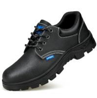 China Men’s Safety Work Shoes Steel Toe & Steel Midsole Protection Genuine Leather Anti-Smash Puncture-Proof Boots Heat Resistant Non-Slip Comfortable Durable Safety Footwear for sale