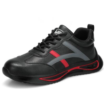 China Men’s Safety Work Shoes Steel Toe Anti-Smash Puncture-Proof Waterproof Protective Footwear  Lightweight Comfortable Safety Sneakers for sale