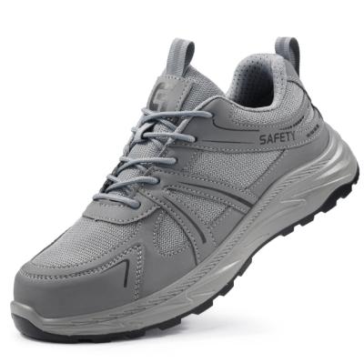 China Men’s Summer Safety Work Shoes Breathable Steel Toe Puncture-Proof Anti-Smash Wear-Resistant Construction Shoes for sale