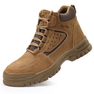 China Men's Steel Toe Safety Shoes Puncture-Resistant Anti-Smash Breathable Non-Slip Comfortable Work Shoes for All Seasons for sale