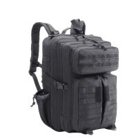 China 45L Black Army Knapsack Bag Waterproof 1000D Cordura PU Coating for sale