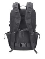 China 45L Black Army Knapsack Bag Waterproof 1000D Cordura PU Coating for sale