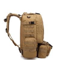 China 600D Oxford Tan Military Tactical Backpack 55L Molle System for sale