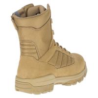 China YKK Zipper Military Combat Boots Tan Tactical Boots Slip Resistant for sale