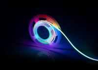 China High Density COB LED Flexible Strip Spot Free DC 5V 12mm Wide Digital RGB Color for sale
