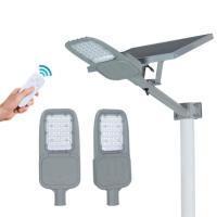 China Waterproof Solar Pole Lamp Outdoor Lighting IP65 LED Solar Street Light 3 Years Warranty for sale