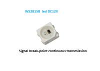 China DC12V WS2815B SMD5050 RGB LED Pixel Chips Built-In IC Breakpoint Addressable Light Source for sale