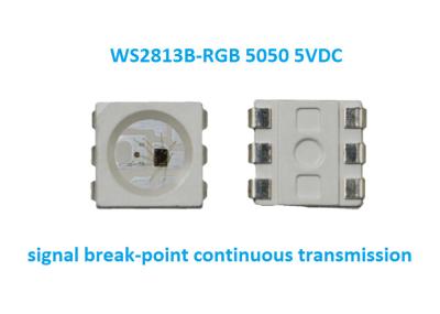 China Ws2813 RGB 5050 SMD 5V LED CHip 5V Working Voltage Signal Break-Point Continuous Transmission LED for sale