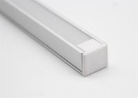 China Size 16 X 12mm Anodized LED Aluminum Profile , Linear Led Strip Light Mounting Channel for sale